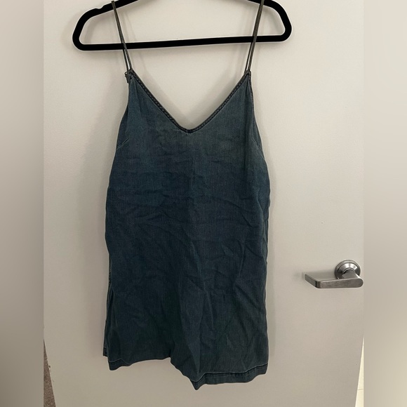 Aritzia | Dresses | Wilfred Dresses Wilfred Free Aritzia Womens Vivienne Mini Cami Denim Jean ...